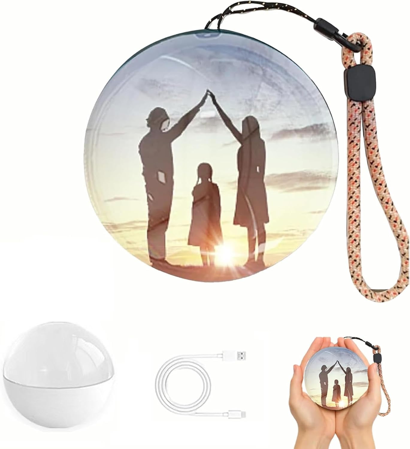 Memory Orb, 2025 New Personalized 3D Ultrasound Video Orb, 2.7in Led ...