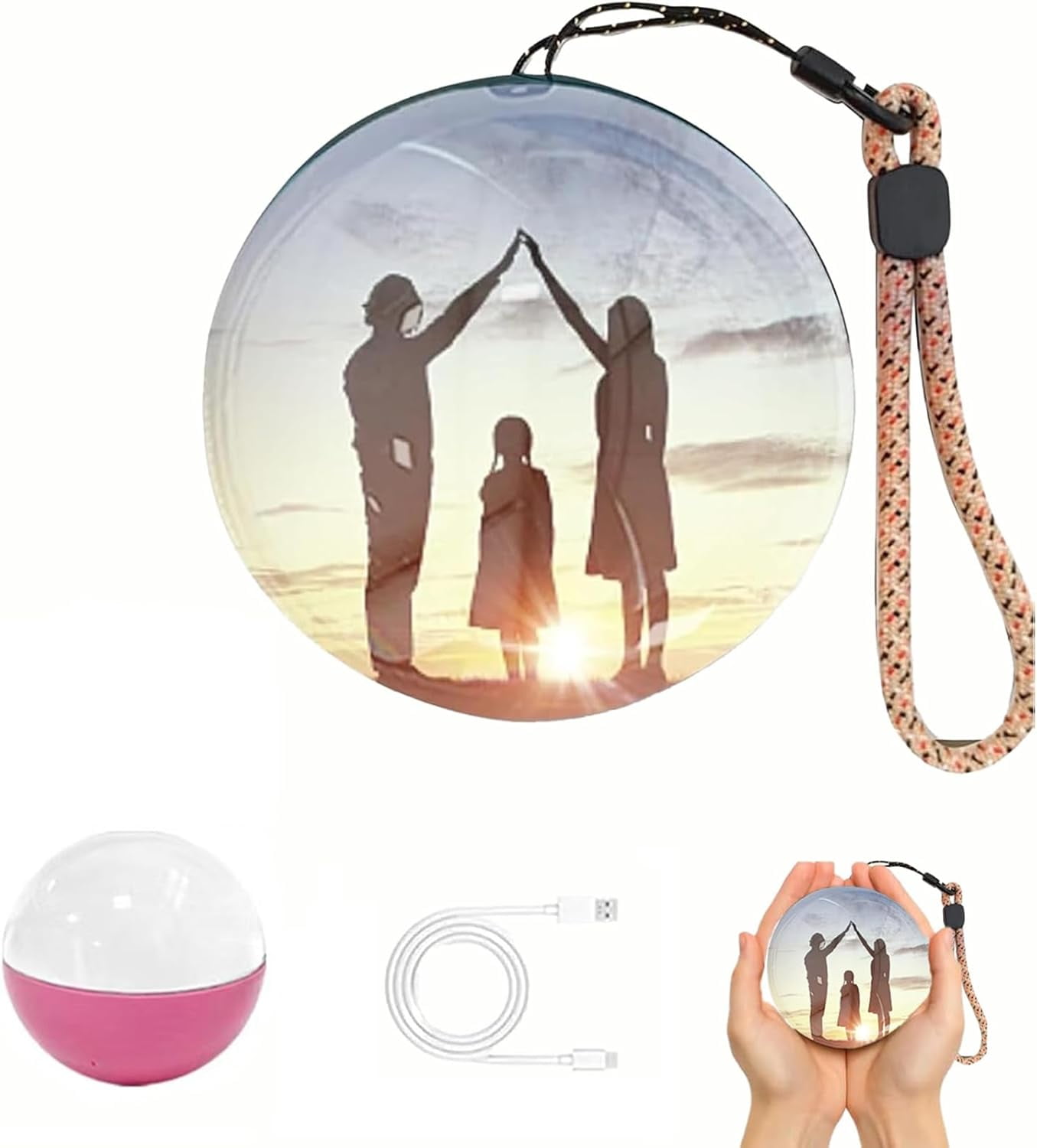 Memory Orb, 2025 New Personalized 3D Ultrasound Video Orb, 2.7in Led ...