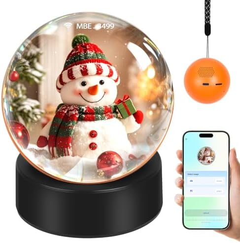 Memory Orb Ball – 2.76" Crystal Video Orb with Digital Display ...
