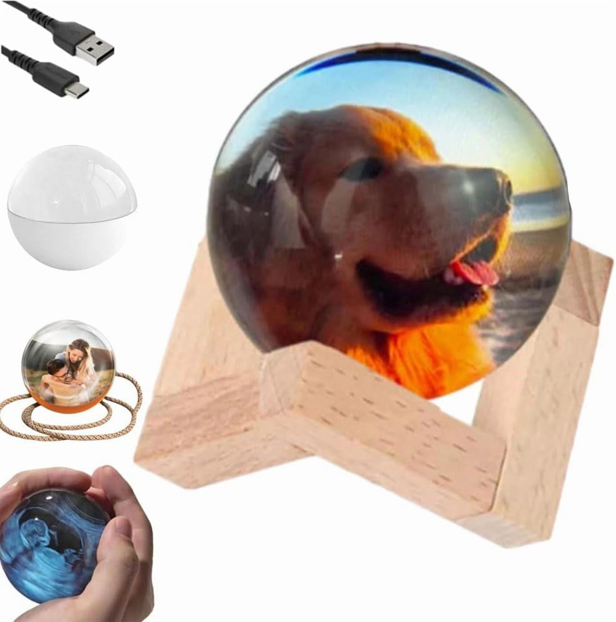 Memory Orb Lamp,2.7" Memory Sphere Lamp Video,Personalized Uploadable ...