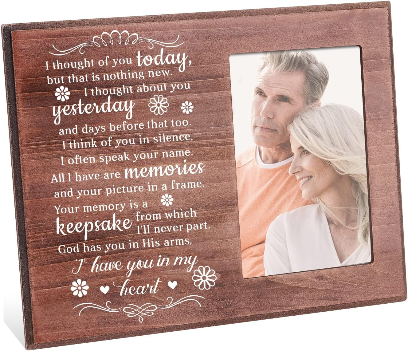 Memory Picture Frame 15x10cm I Have You In My Heart Sympathy Gifts ...