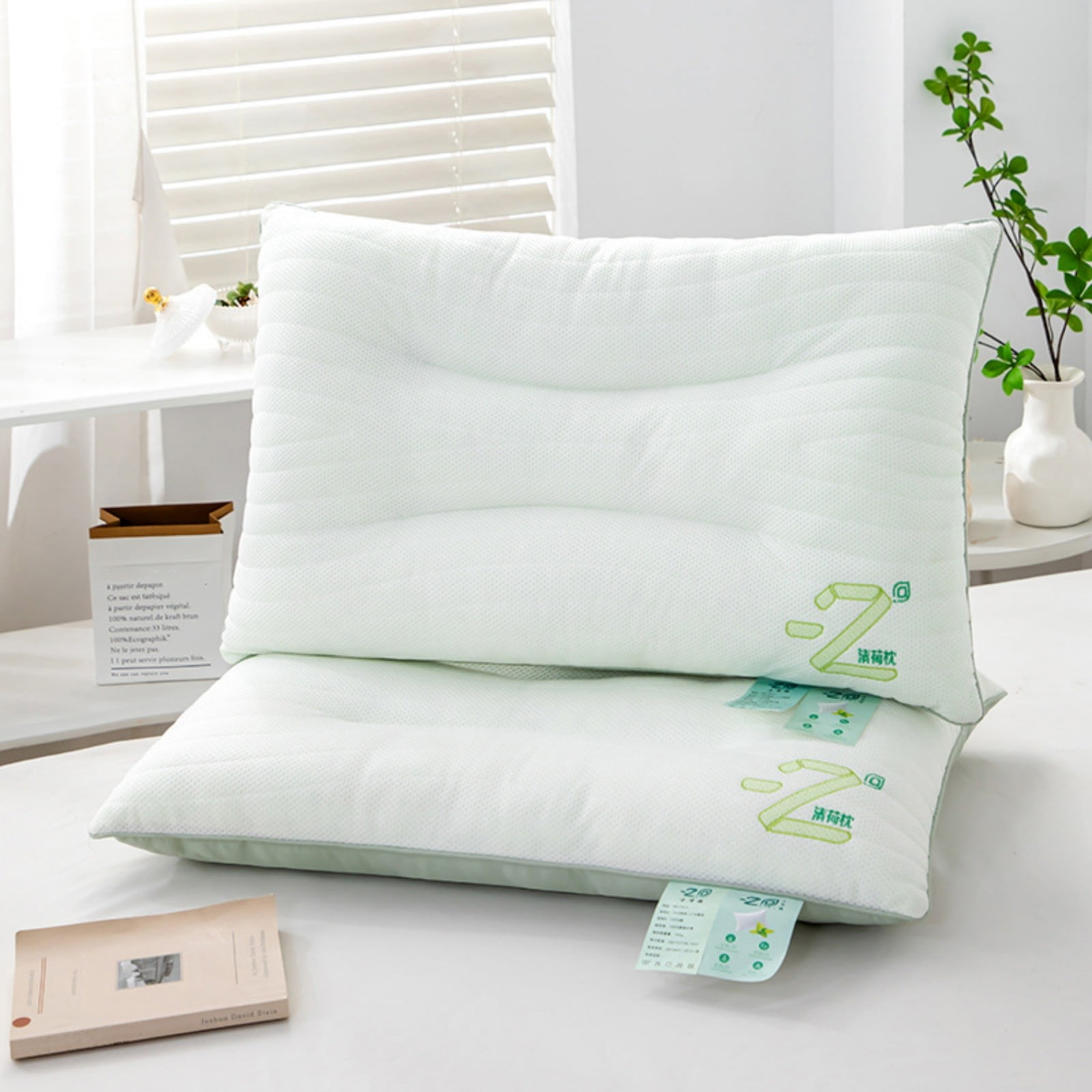 Memory Pillow Cervical Neck Pillow - Contour Neck Pillows For Neck Pain ...