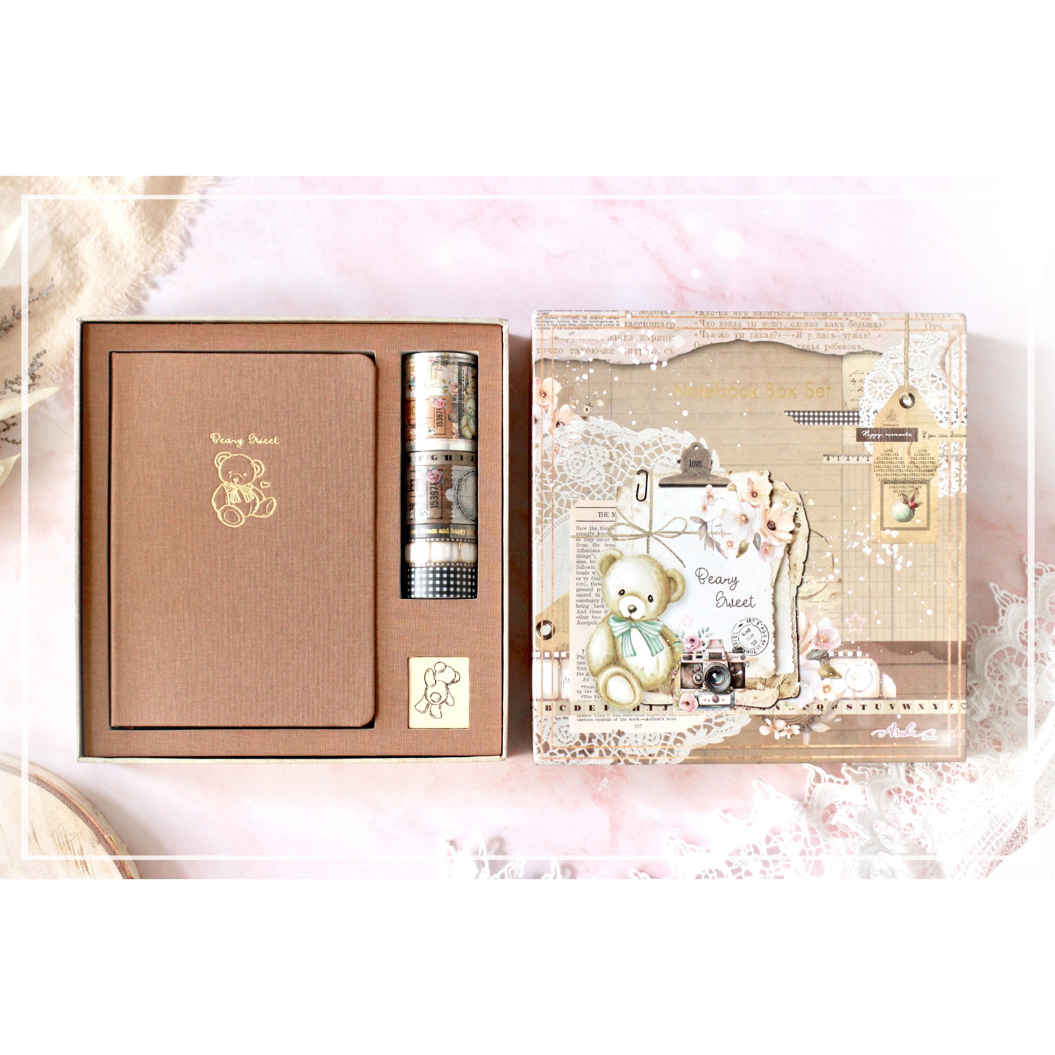 Memory Place Bullet Journal Notebook Box-Beary Sweet - Walmart.com