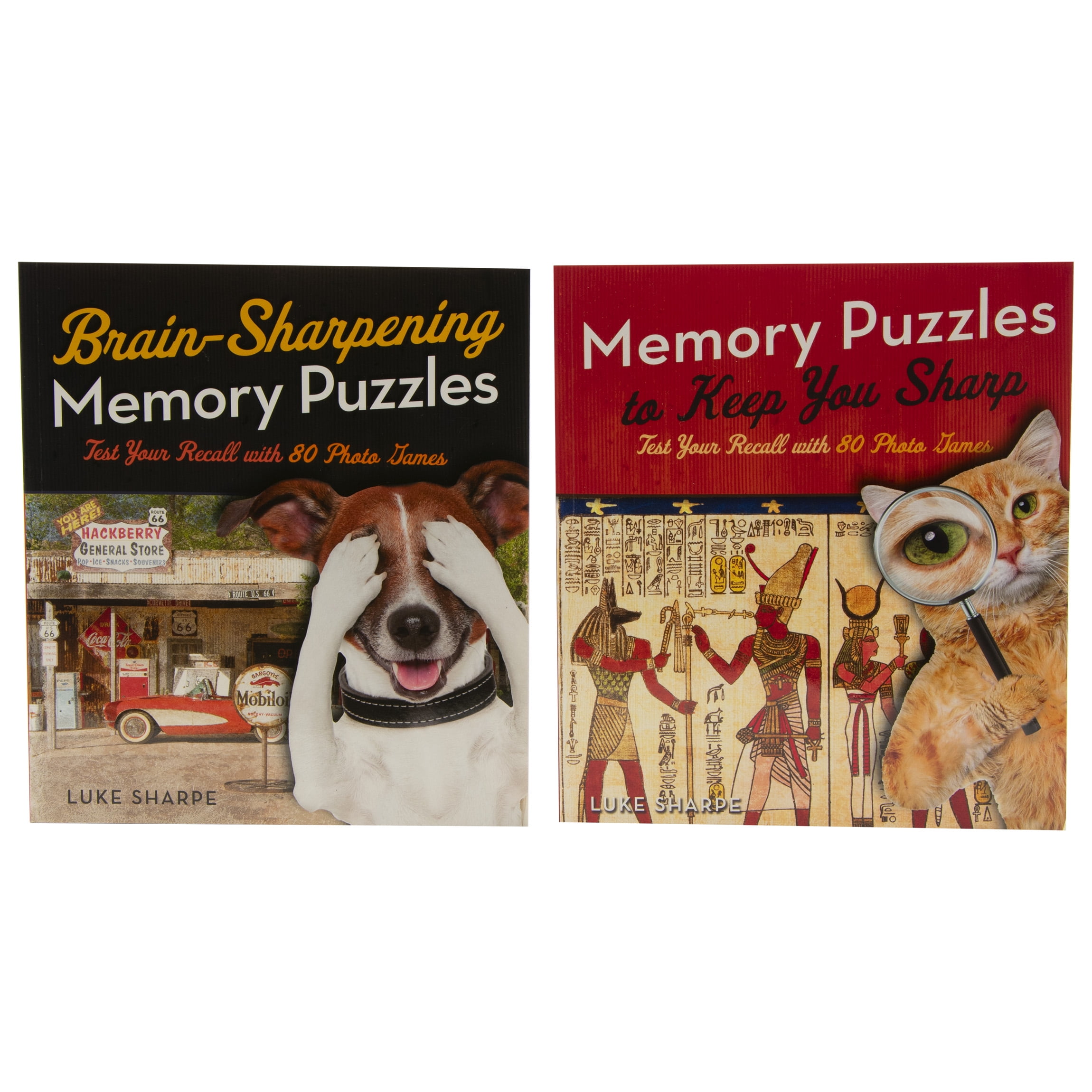 Memory Puzzles: Test Your Recall with 80 Photo Games, Set of 2 Books ...