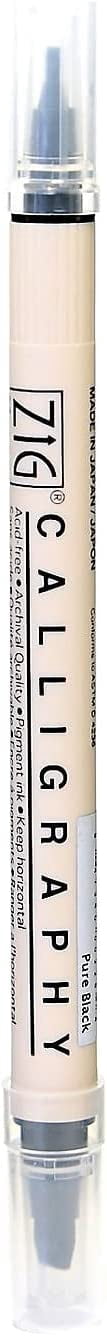 Memory System Tip Calligraphy Pen Pure Black [Pack of 12 ] - Walmart.com