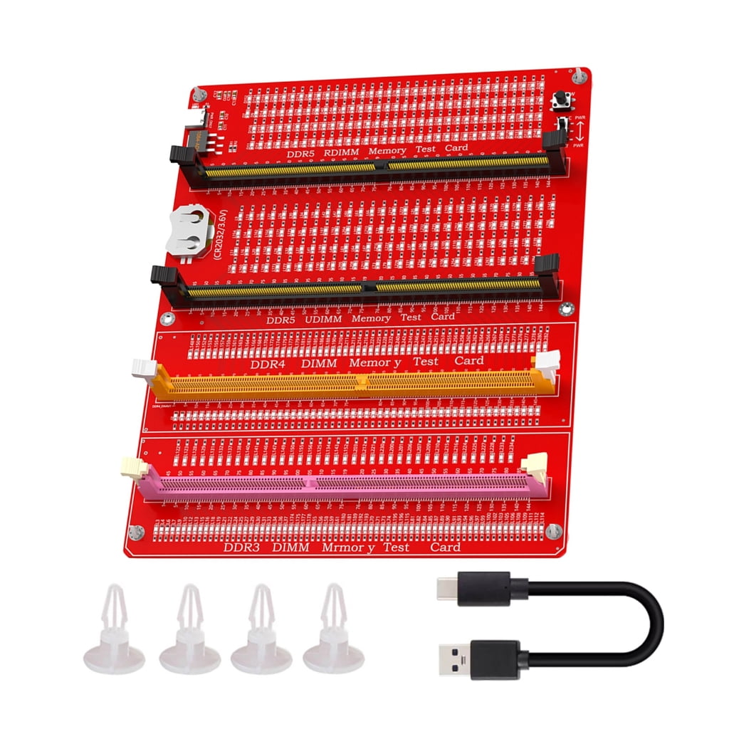 Memory Tester Ddr3ddr4ddr5 Rdimmudimm Memory Tester With Led 2075