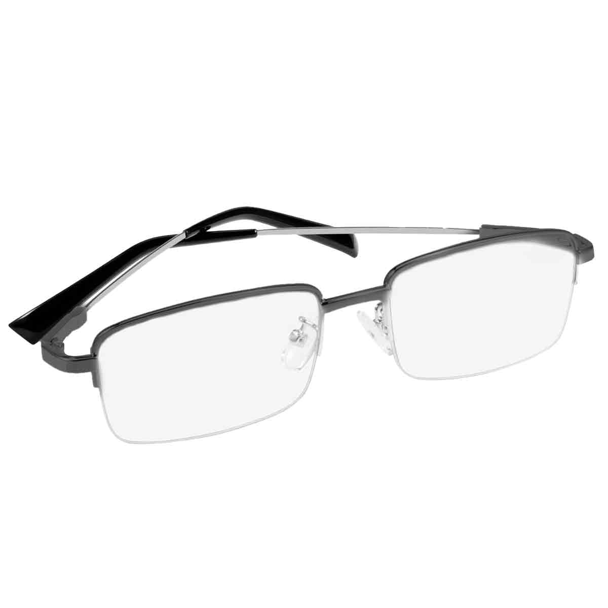 Memory Titanium Anti-Blue Light Presbyopia Glasses Men's Automatic Zoom ...