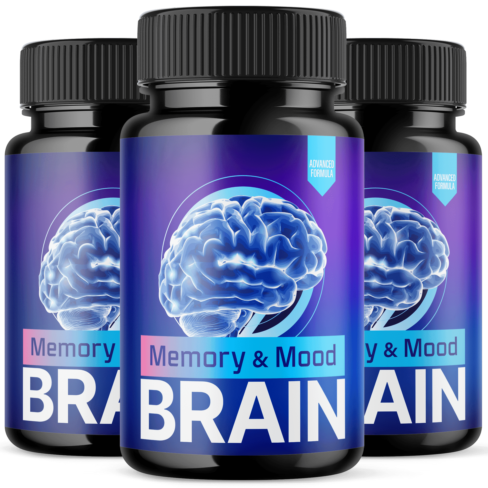 Memory and Mood Brain Advanced Formula Brain Support Pills Maximum ...