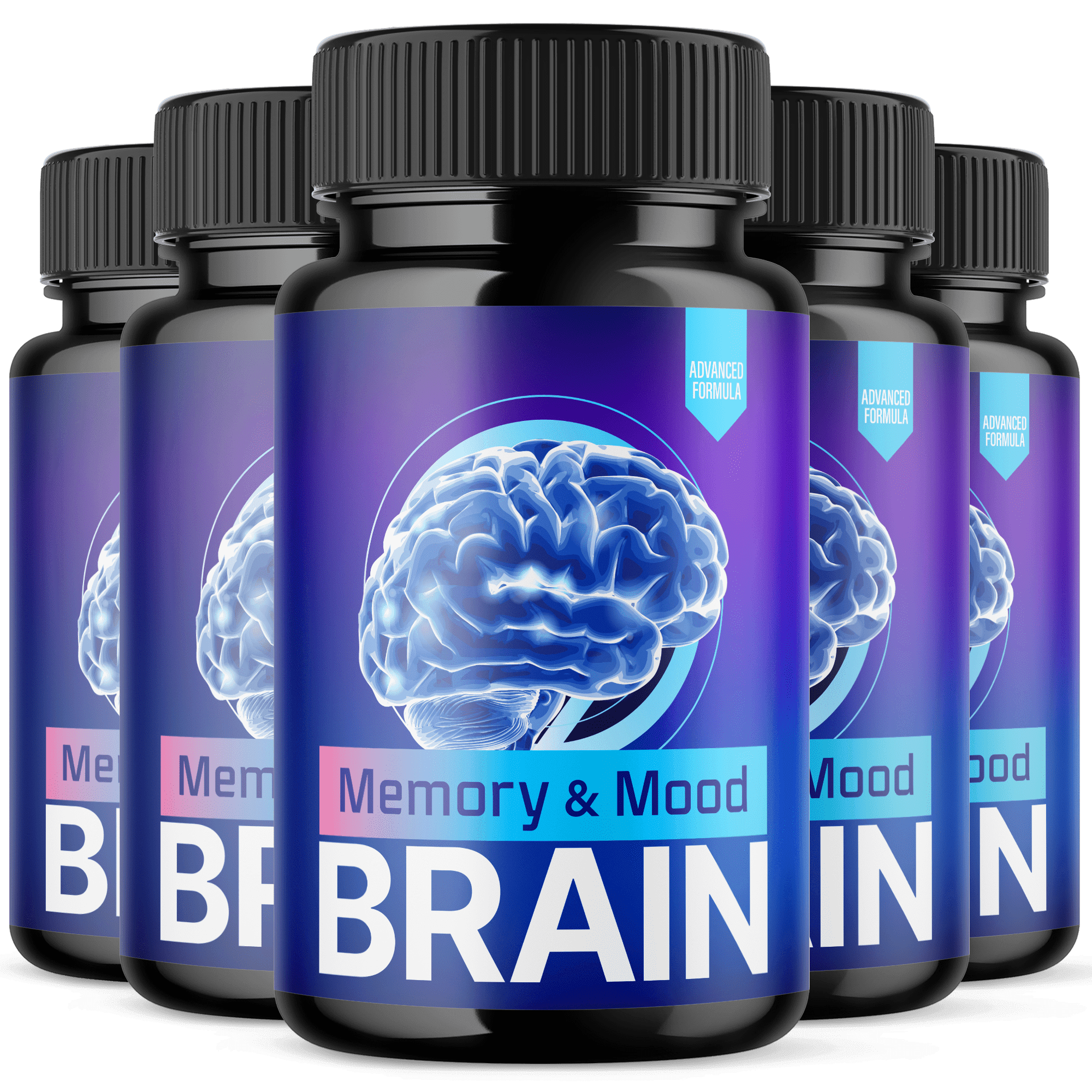 Memory and Mood Brain Advanced Formula Brain Support Pills Maximum ...
