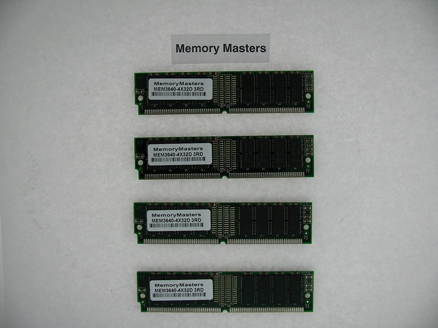 MemoryMasters 128MB Memory Kit 4 x 32MB DRAM SIMM for Cisco Router 3640 ...