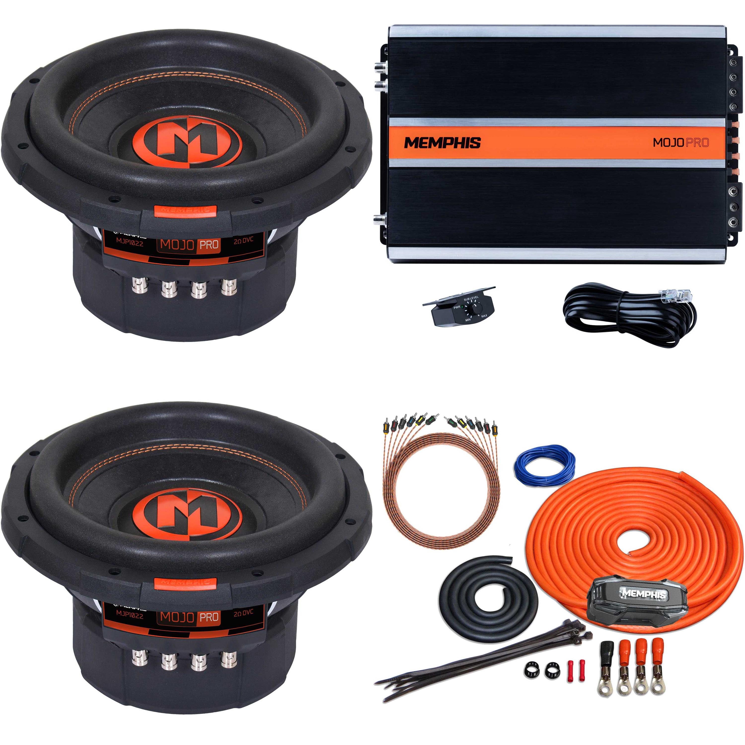 Memphis 2 MJP1022 MOJO Pro Series 10" Subwoofer With Dual 2-ohm Voice ...
