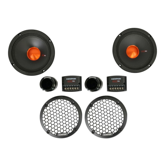 Memphis 6.5" 250 Watt Component Speakers Tweeters Crossovers Car Audio ...