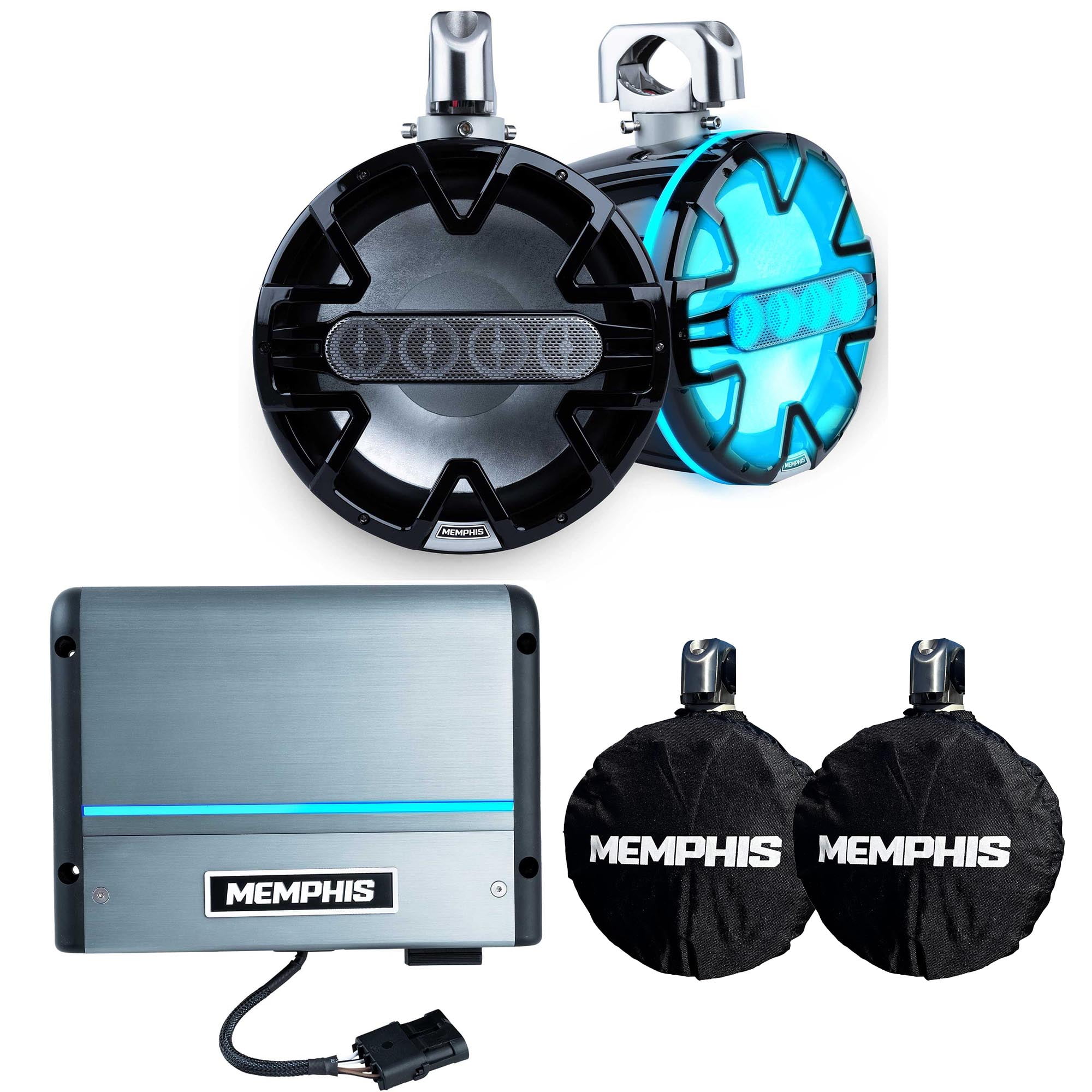 Memphis Audio 1 Pair of MM105TB 10" Tower Speakers with Advanced Tower ...