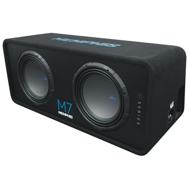 Memphis Audio M7E12D1 Dual 12 inch M7 Loaded Subwoofer Enclosure ...
