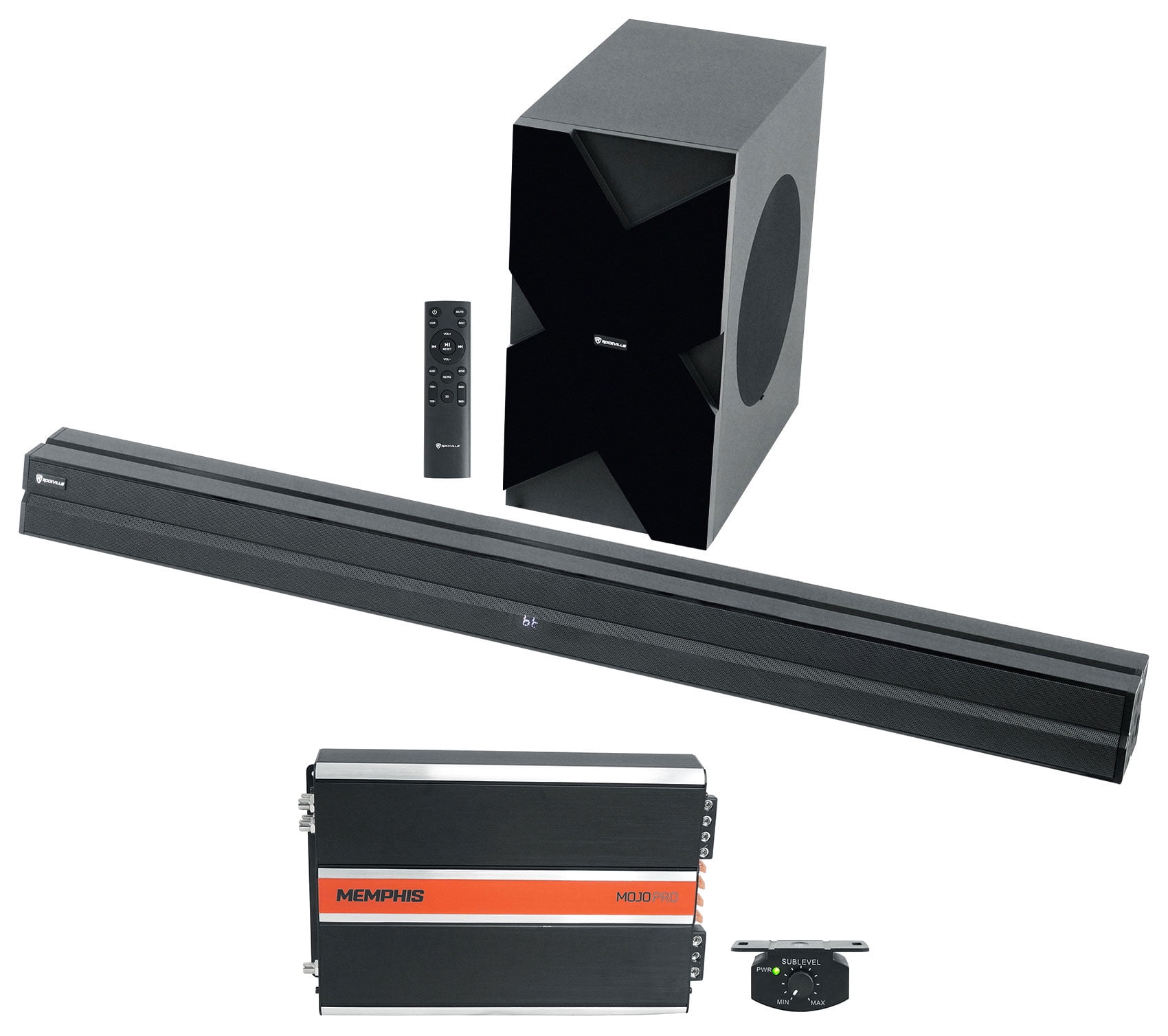 Memphis Audio MJP1500.1 1500w RMS Mono Car Amplifier + Home Theater ...