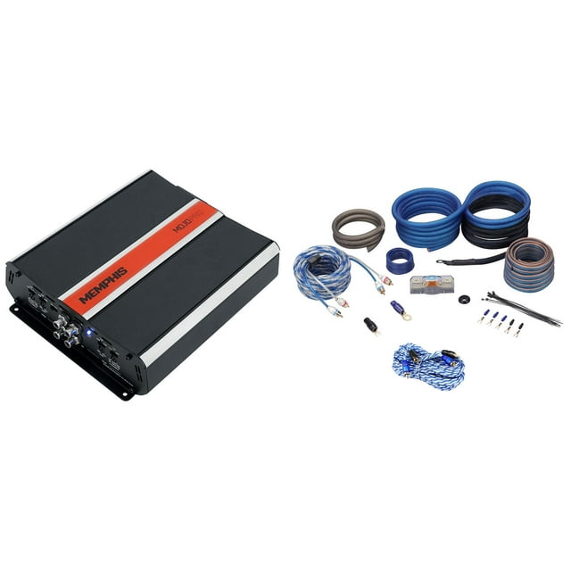 Memphis Audio MJP800.4 800w RMS 4 Channel Mojo Pro Car Amplifier+Amp ...