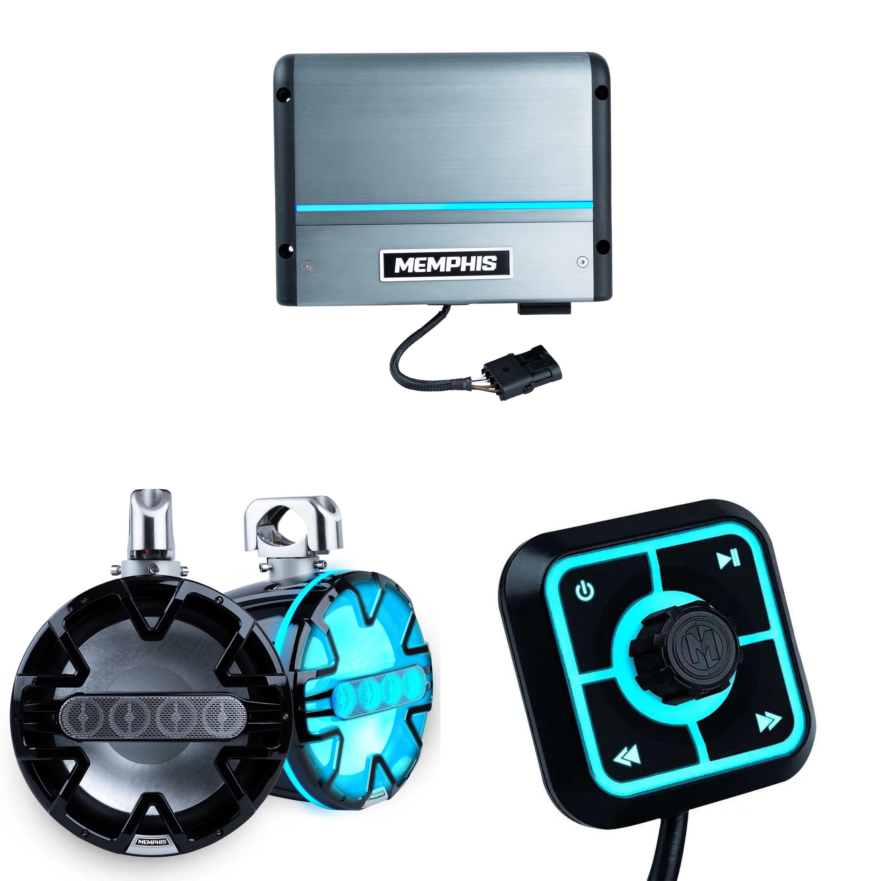 Memphis Audio MM105TB 10" Black Tower Speakers with Advanced Tower ...