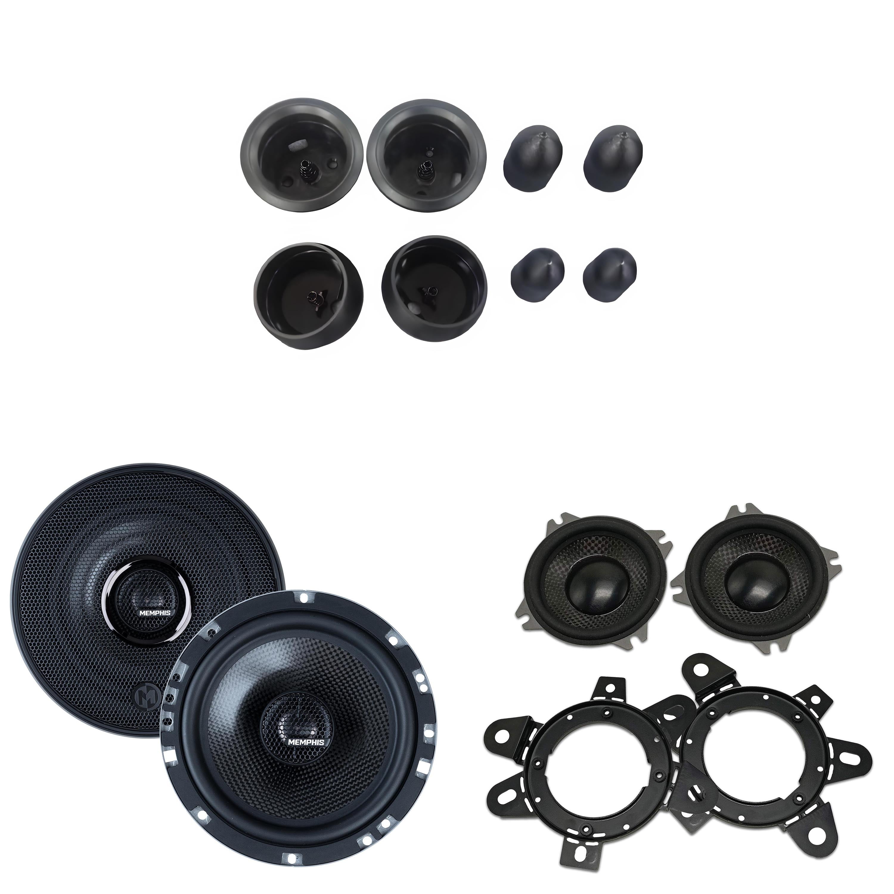 Memphis Audio MS60V - 6.5" Oversized Convertible Set with MSCKIT M ...