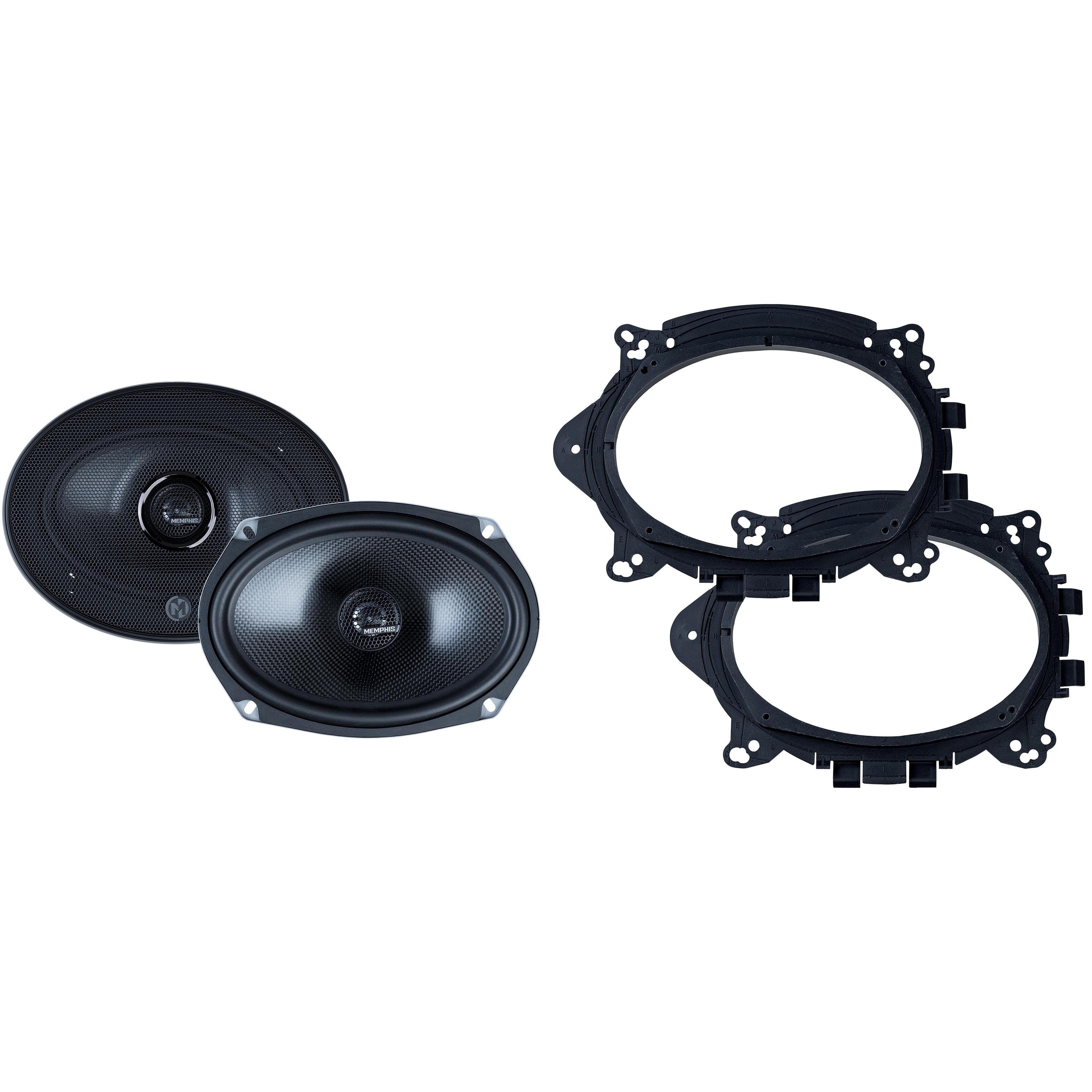 Memphis Audio MS69V 6x9" Convertible Set with OEMBKT69 Vehicle Specific ...
