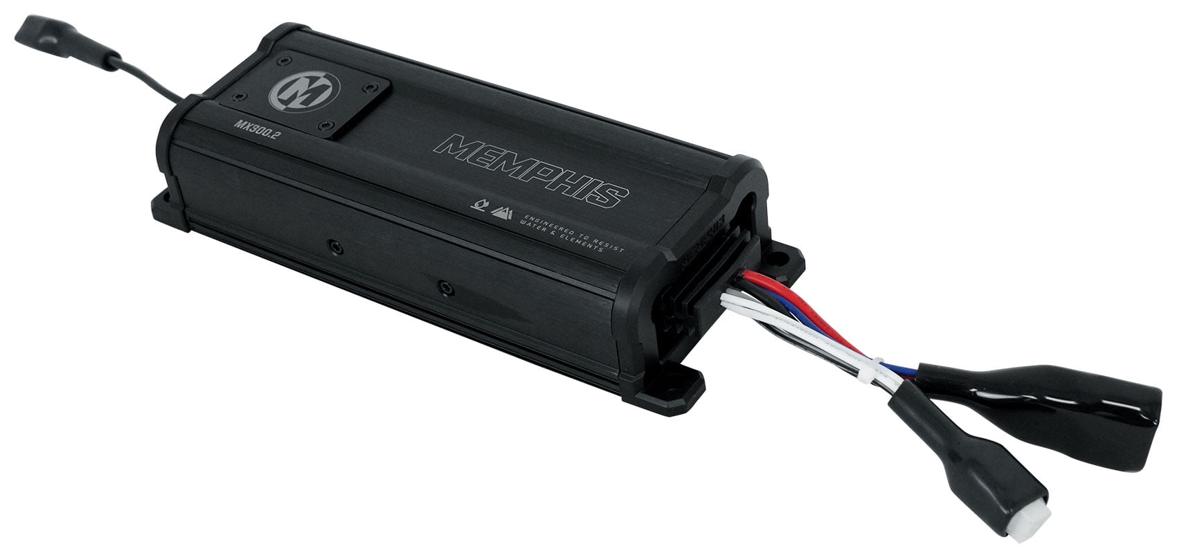 Memphis Audio MX300.2 300 Watt RMS 2-Channel Motorcycle Amplifier IP66 ...