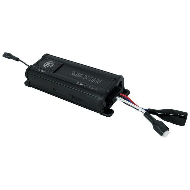 Memphis Audio MX300.2 300 Watt RMS 2-Channel Motorcycle Amplifier IP66 ...