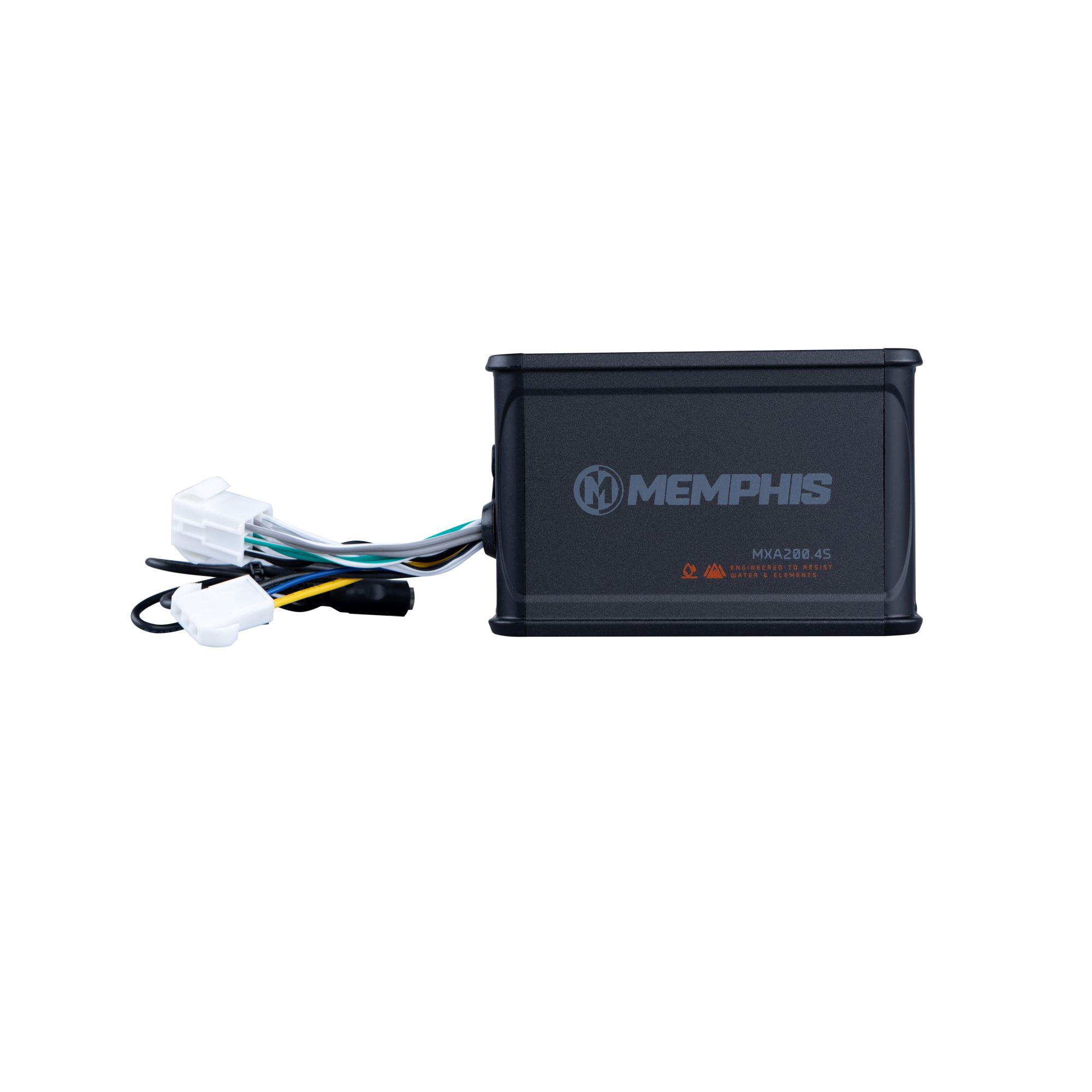 Memphis Audio MXA200.4S MXA Ultra Compact Amplifier 50Wx4 and prykit ...