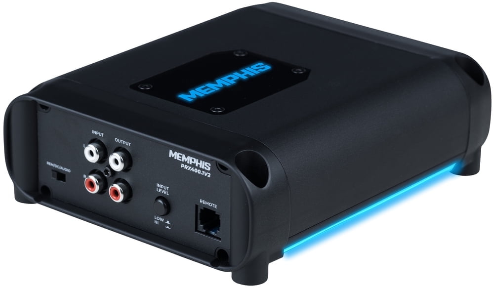 Memphis Audio Marine Amplifier 600W RMS Class D 2 Channel w/ Bass ...