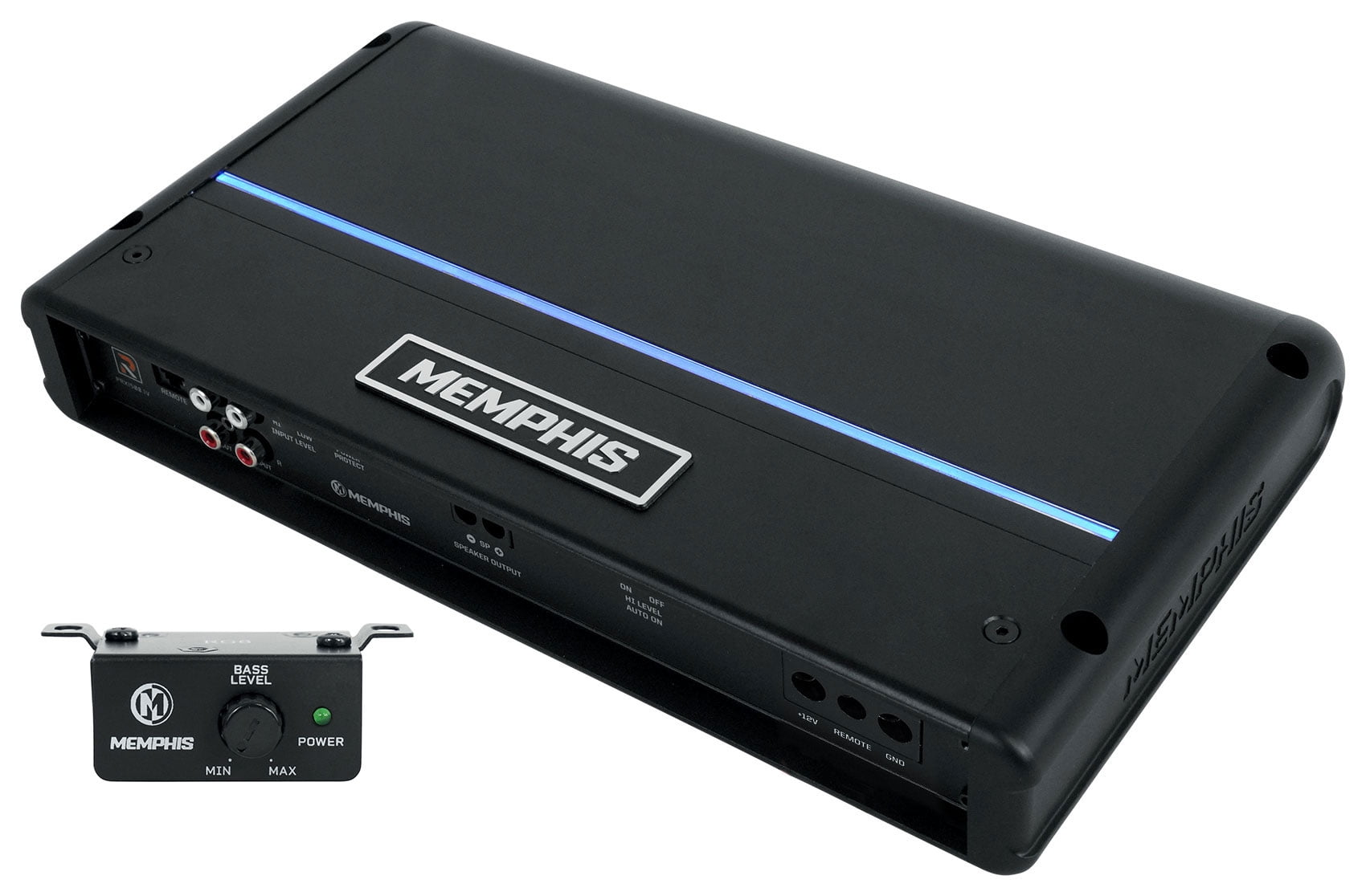 Memphis Audio 1500 Watt Mono Car Amplifier, PRX1500.1V 1-Ohm PR Amp ...