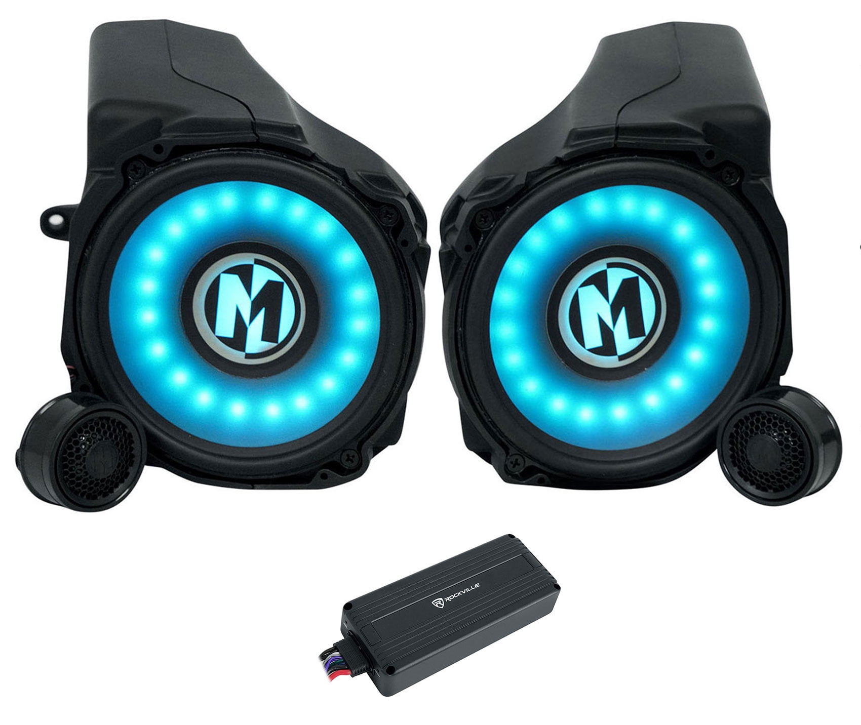 Memphis Audio RZRPRO65FE Speaker Pods+4-Ch. Amp For Select 2020 ...