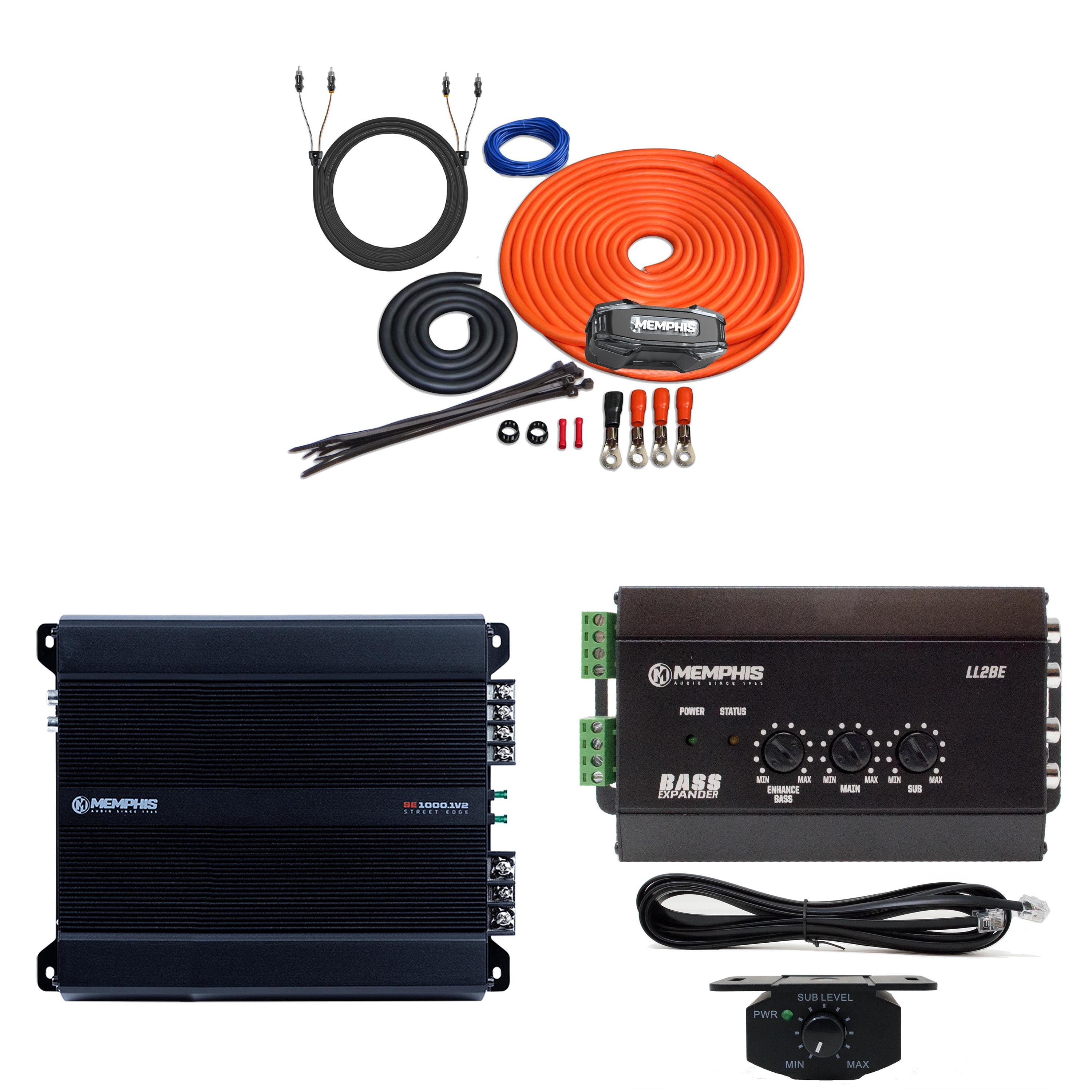 Memphis Audio SE1000.1V2 Street Edge 1000 Watt Monoblock Amplifier with ...