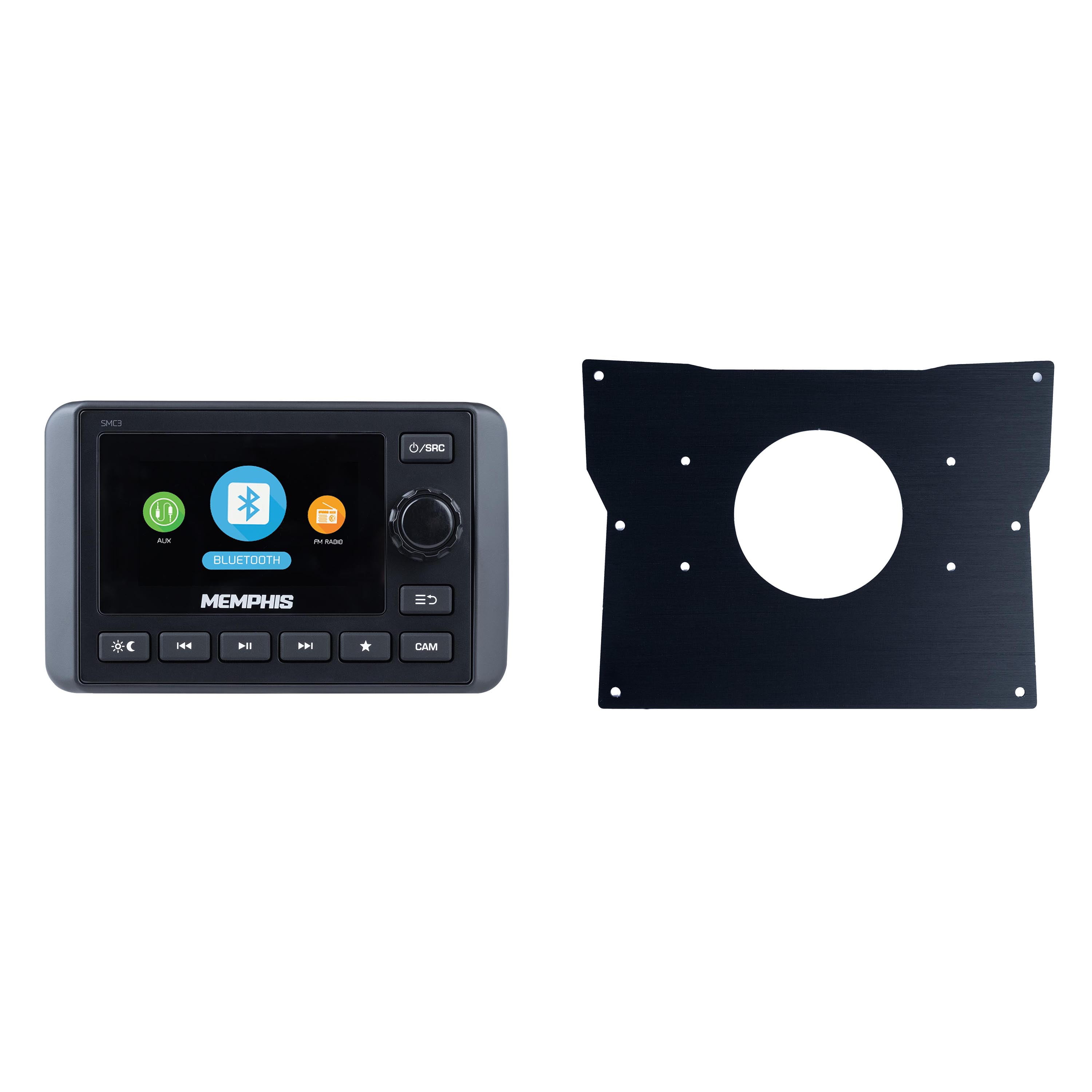 Memphis Audio SMC3 Marine Multi-Zone Media Center with KRXDK is a dash ...