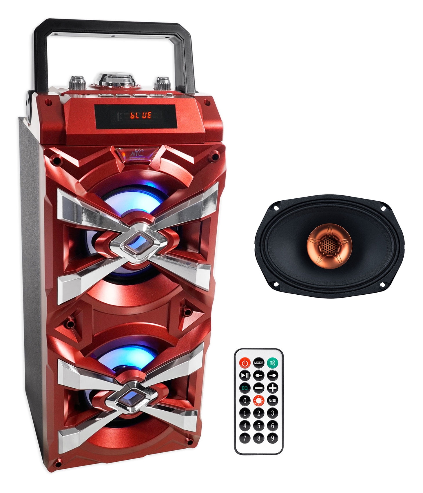 Memphis Audio SRXP69WT SRX Pro 6x9" 300w Car Speaker+Free Bluetooth ...