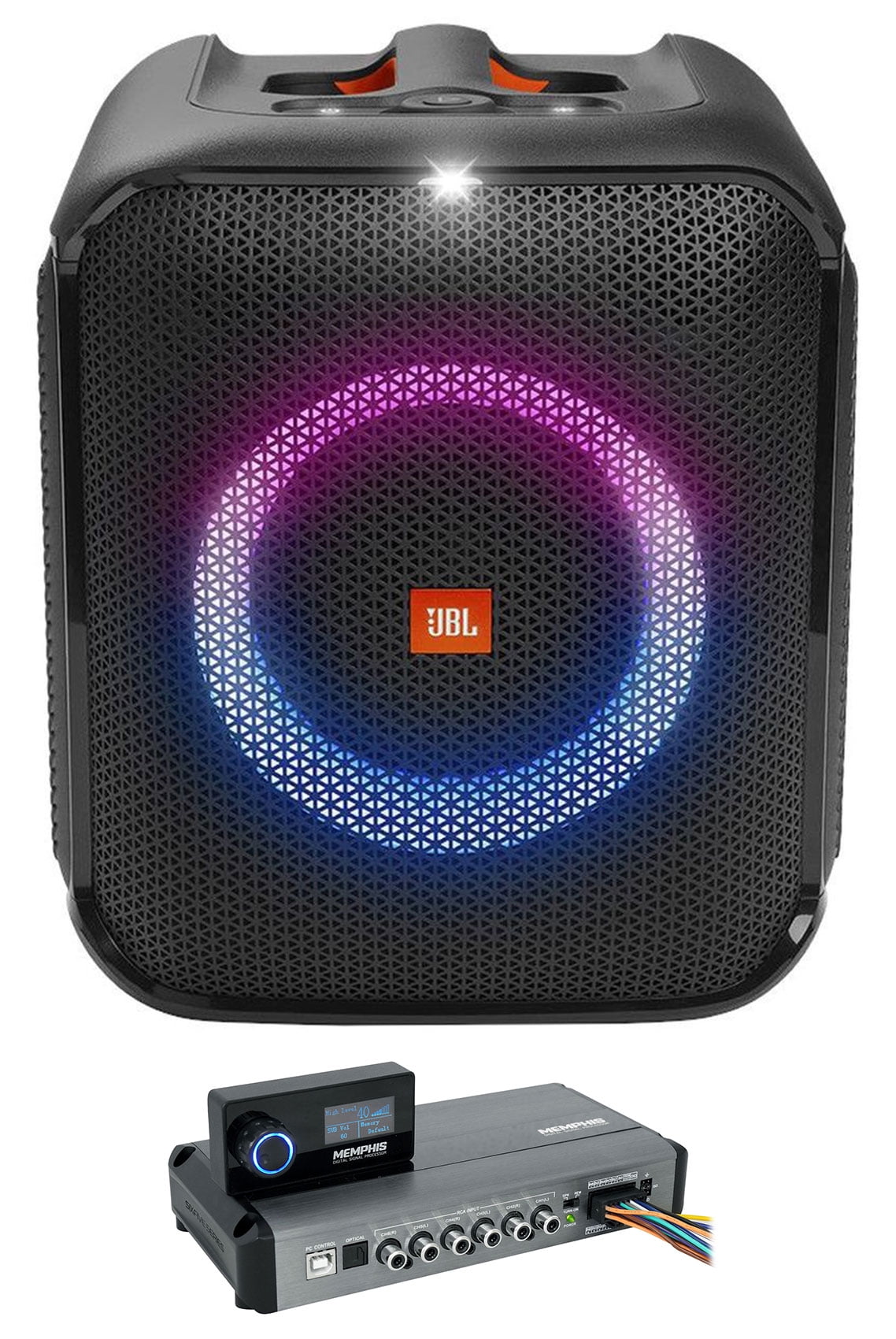 Memphis Audio VIV68DSP 6 In 8 out Car Digital Signal Processor+JBL ...