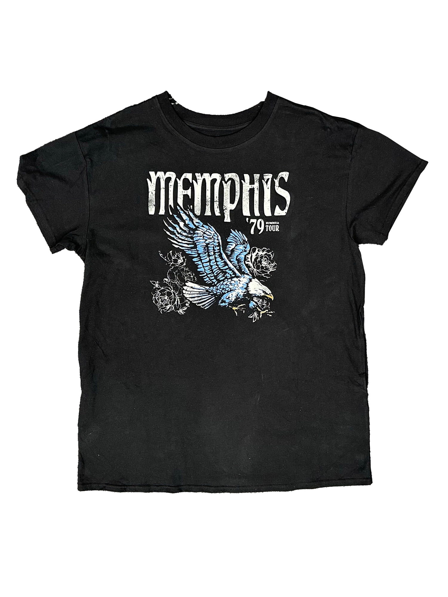 Women’s Plus Cotton Memphis Eagle Graphic Cotton T-Shirt Dress, Sizes 0X-4X - Walmart.com