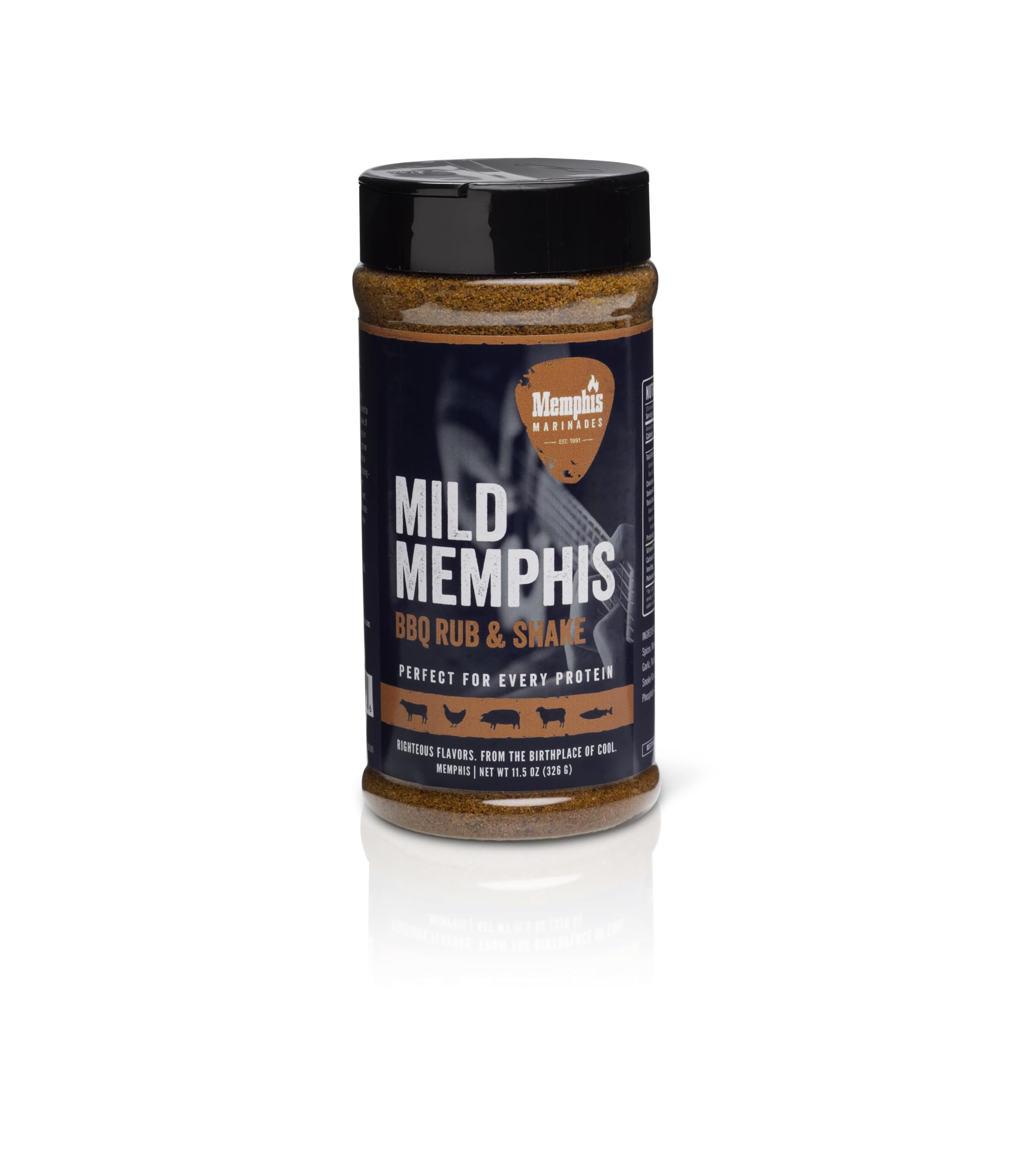 Memphis Marinades, 11.5 Mild Memphis BBQ Rub KMC2& Shake - BBQ ...
