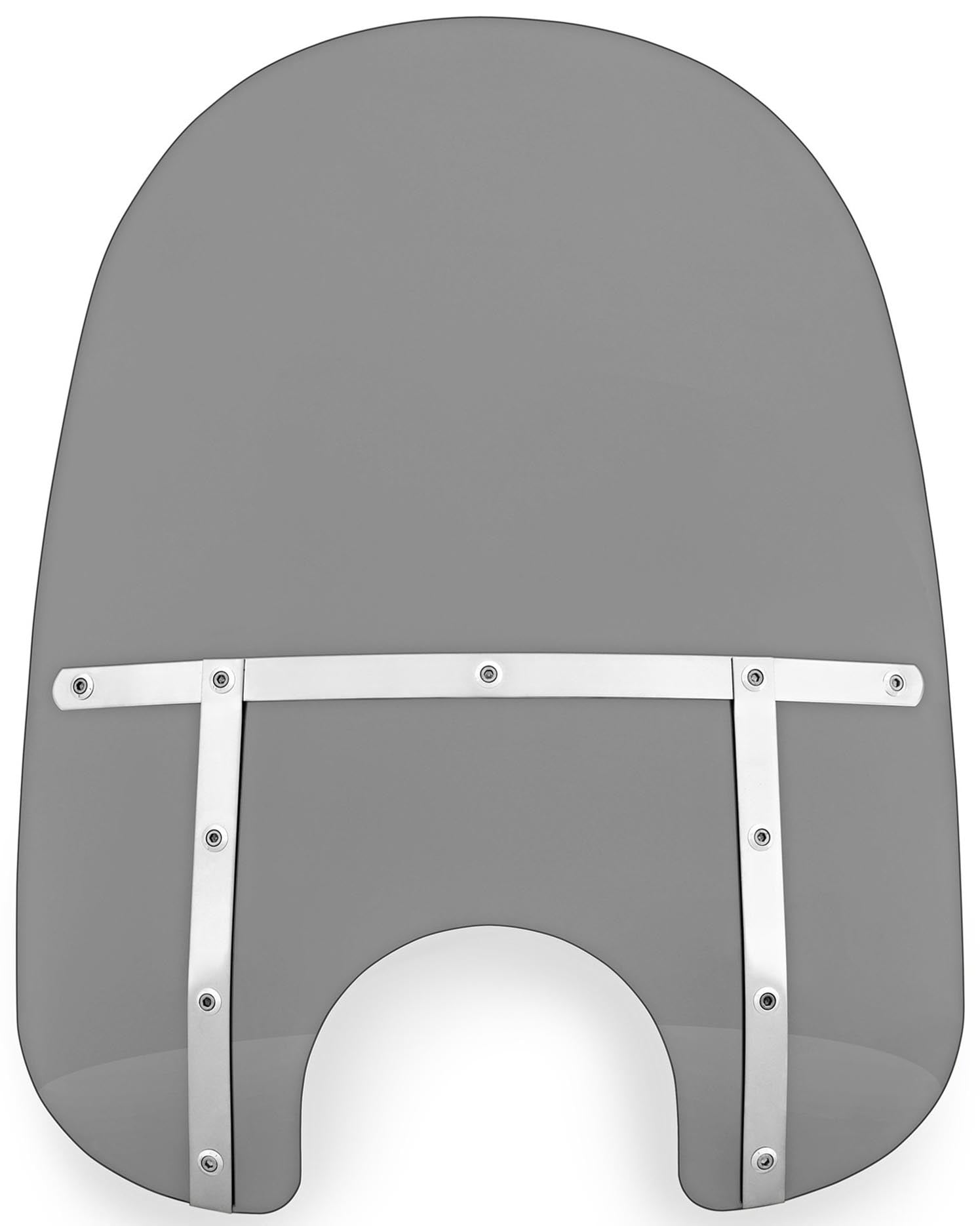 Memphis Shades 21" Fats Smoke Windshield w/9" Cutout (MEM38112 ...