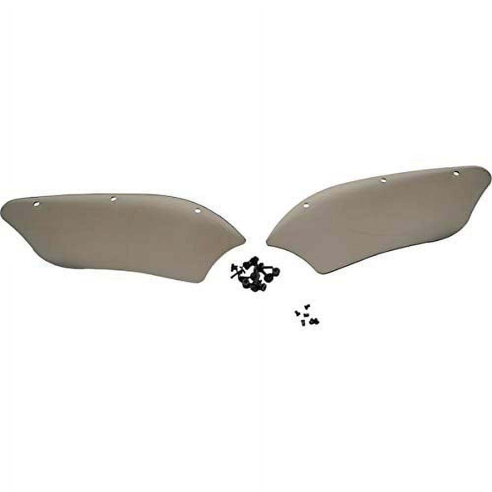 Memphis Shades Batwing Fairing Wind Deflectors Black MEM7021 - Walmart.com