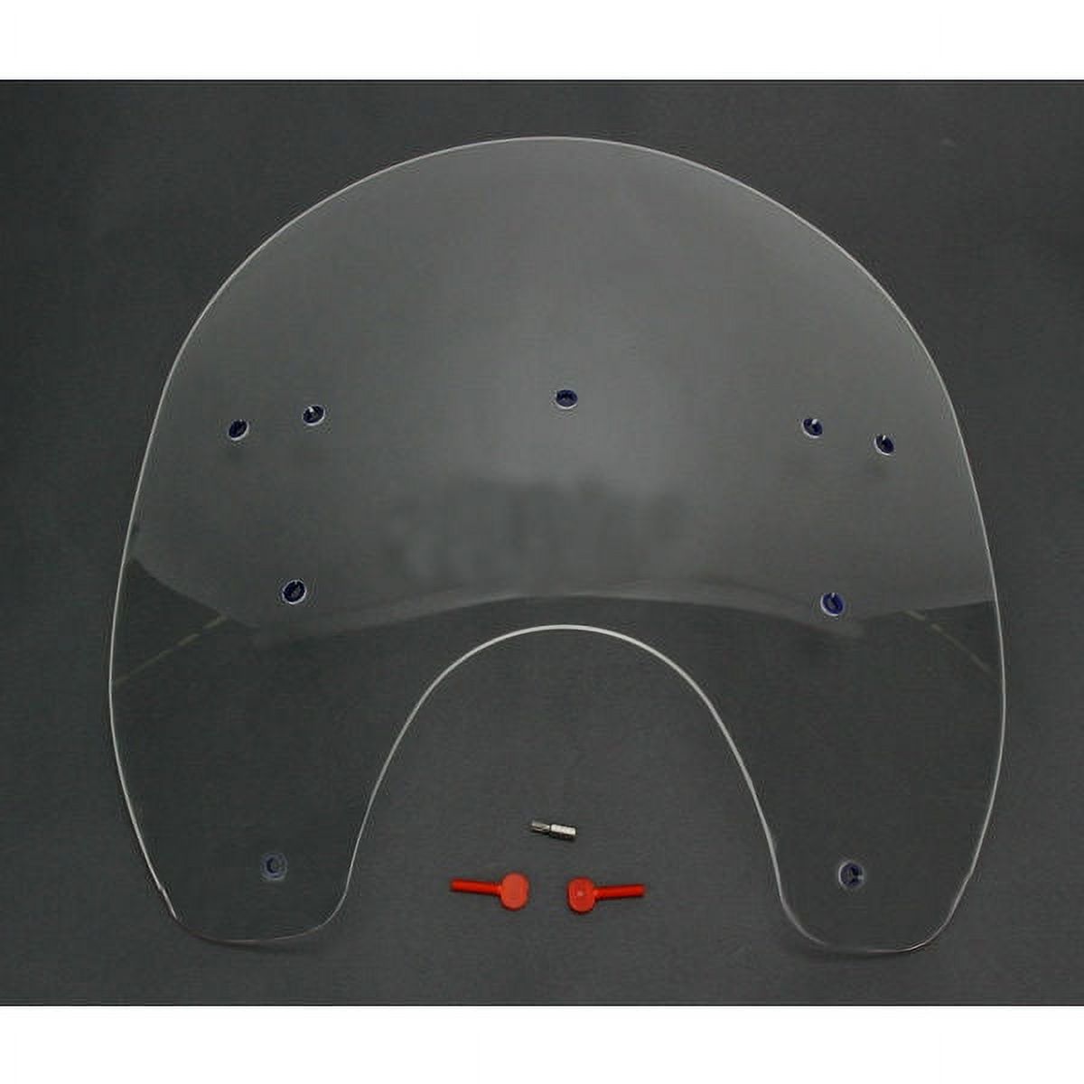 Memphis Shades Clear 17" Plastic Windshield for FXW/FXST/FXDWG (MEP6240 ...