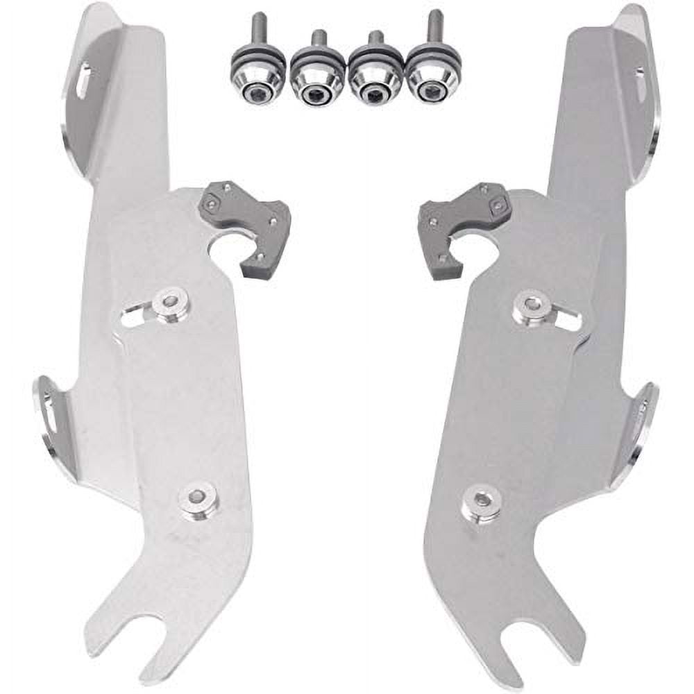 Memphis Shades Fats/Slims/Batwing Fairing Polished Trigger Lock Mount ...