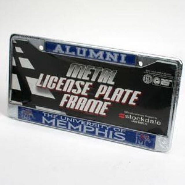 Memphis Tigers Alumni License Plate Frame - Chrome - Walmart Business ...