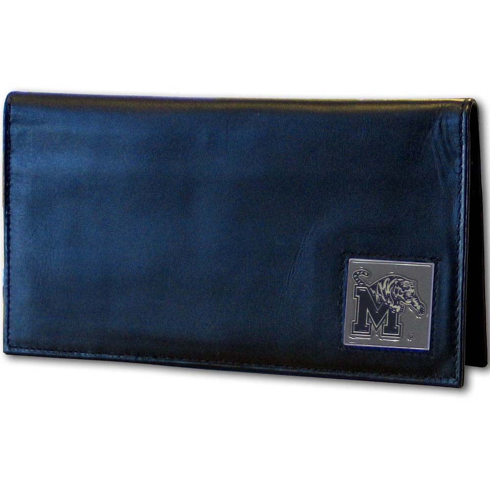 Memphis Tigers Deluxe Leather Checkbook Cover (F) - Walmart.com