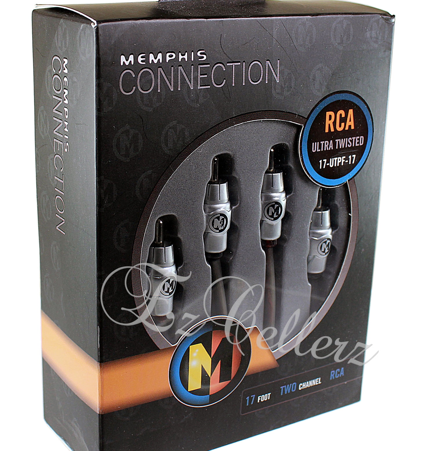 Memphis UTPF-17 2-Channel 17 Foot Ultra Twisted Audio RCA Cable 17-UTPF ...