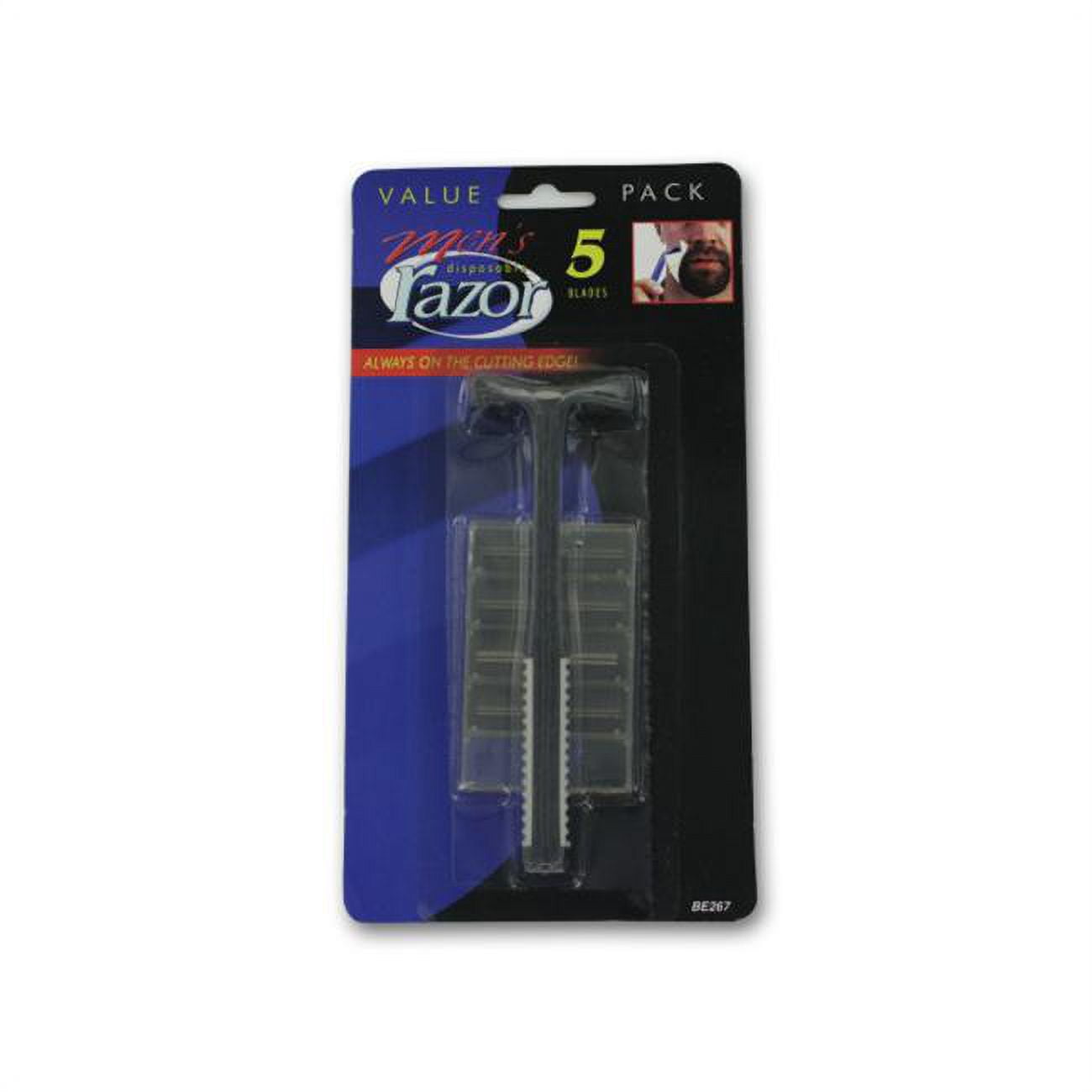 Men&-039;s disposable razor with extra blades - Pack of 24 - Walmart.com