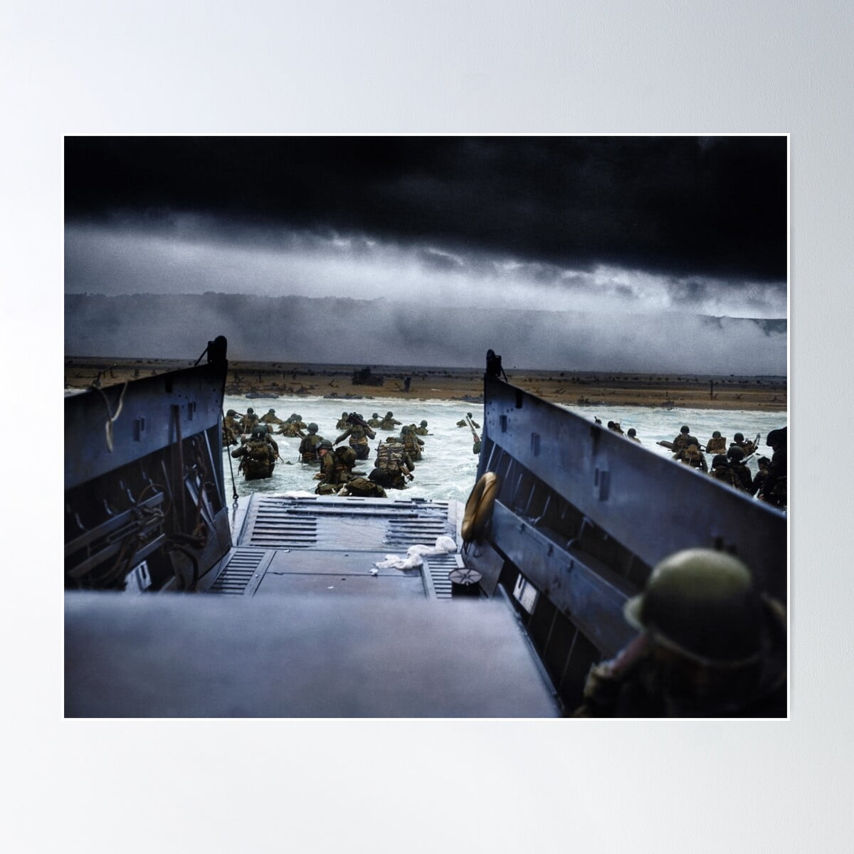 Men Of The 16Th Infantry Regiment, U.S. 1St Infantry Division Wade ...