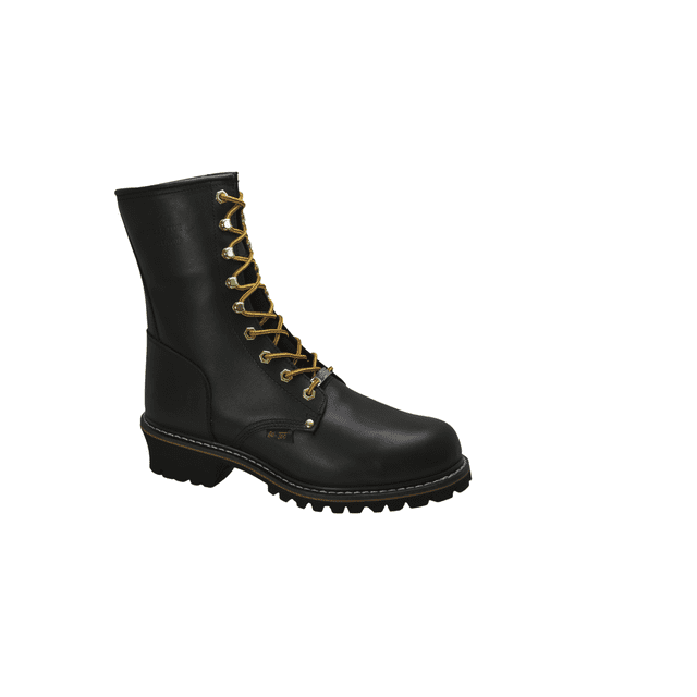 Men 9" Logger Boots Steel Toe Waterproof - Walmart.com