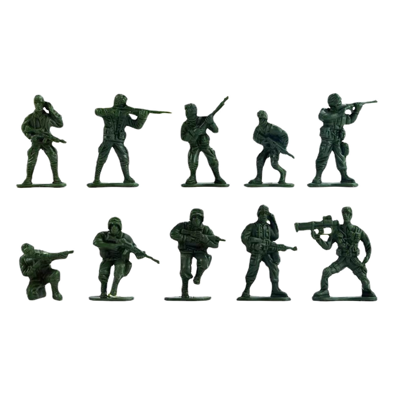 Men Action Figures Small Soldiers Toy Playset 100 Pcs Party Decorations ...