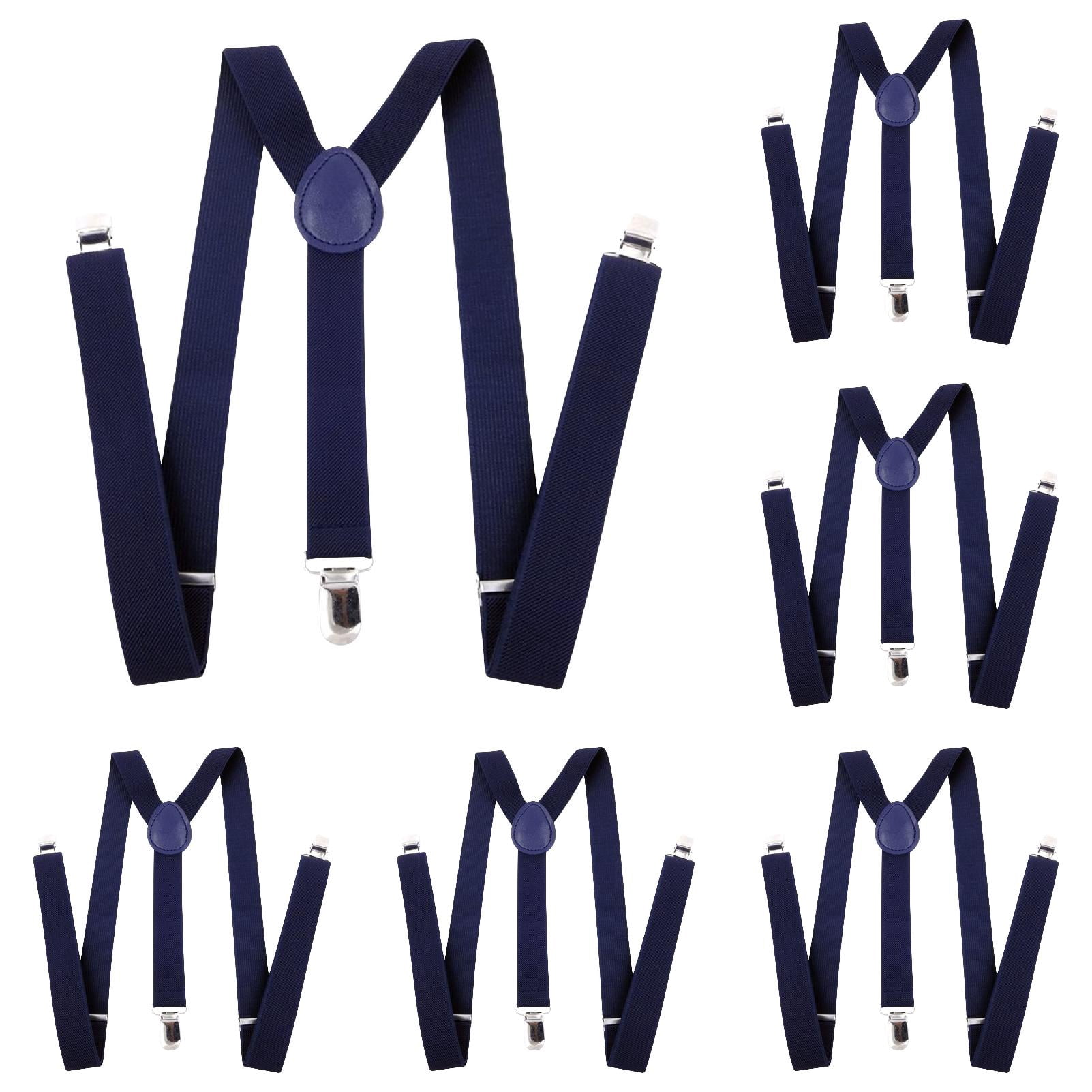 Men Adjustable Elastic Y Back Suspenders Strong Clip Braces Durable ...