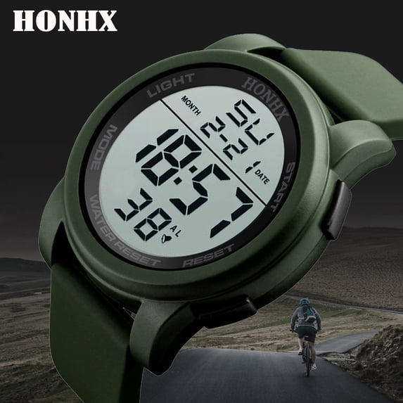 Men Analog Digital Military Sport LED Wrist Watch, Rvkxad Quartz ...