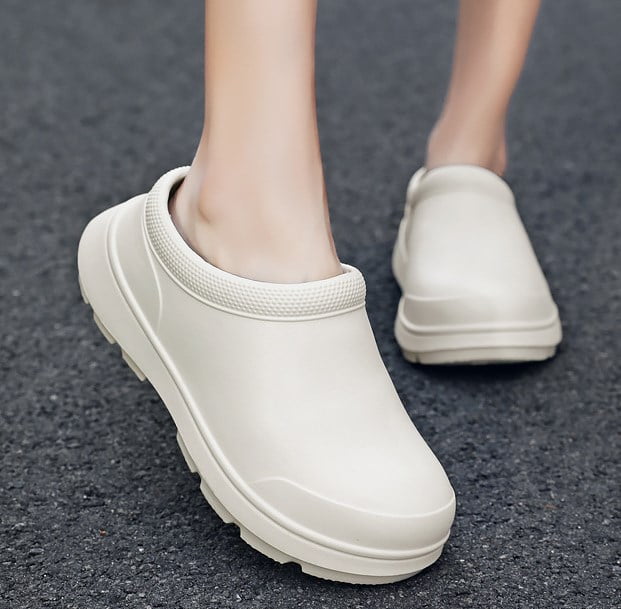 Men And Women Work Shoes Non Slip Waterproof Chef Shoes Food Service ...
