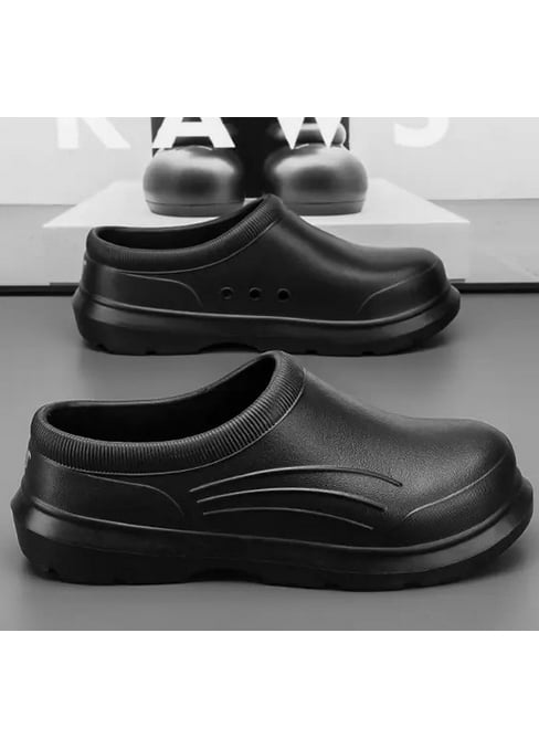 Chef Shoes Men, Non Slip Oil Water Resistant Safety Comfortable Work ...
